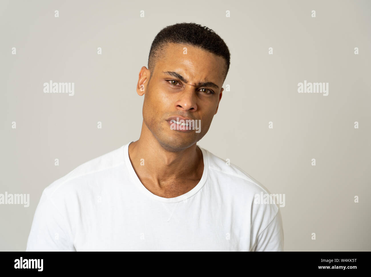 African american man looking angry hi-res stock photography and images ...