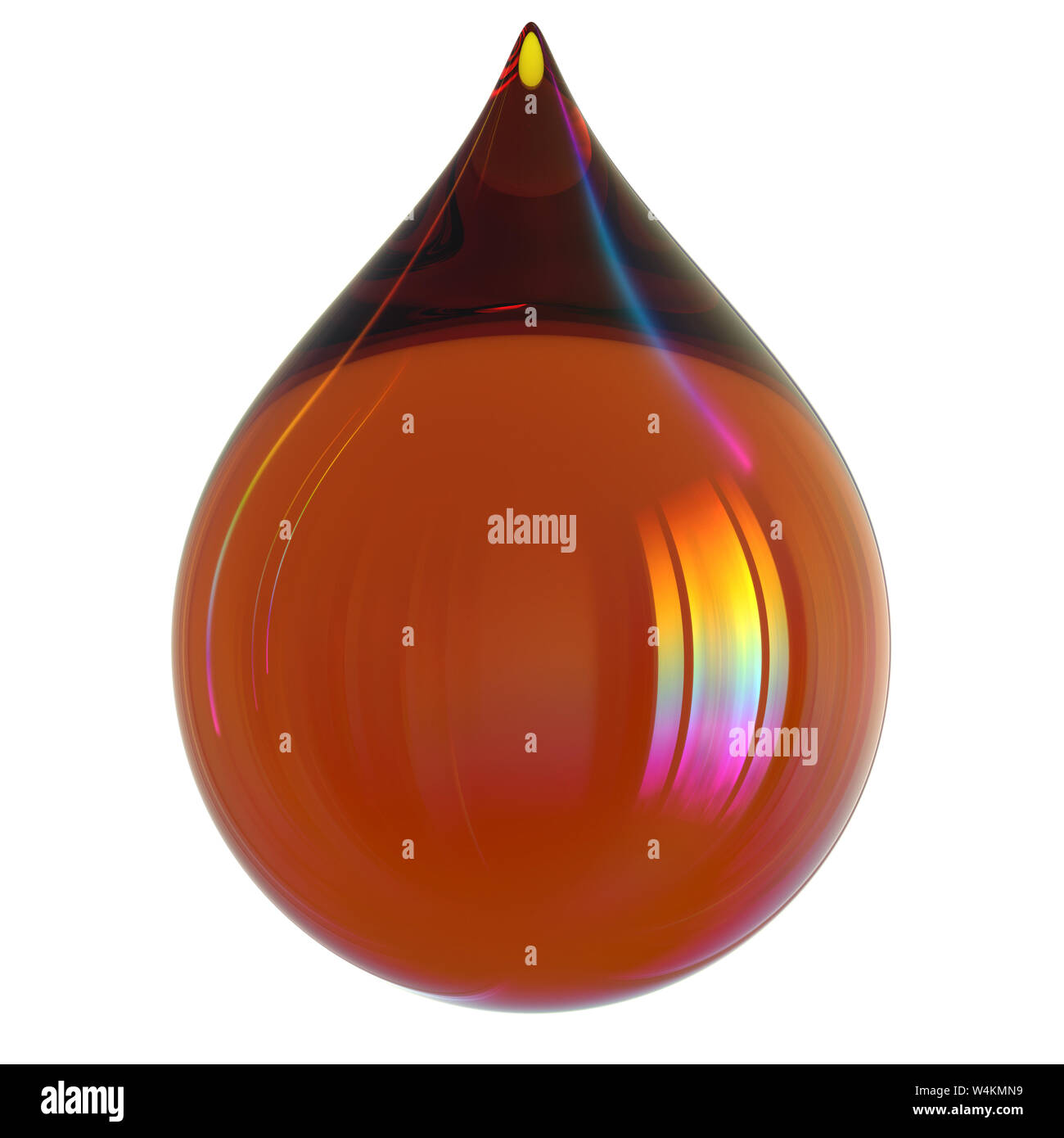 Oil drop petrol gasoline droplet orange glossy colorful. Petroleum ...