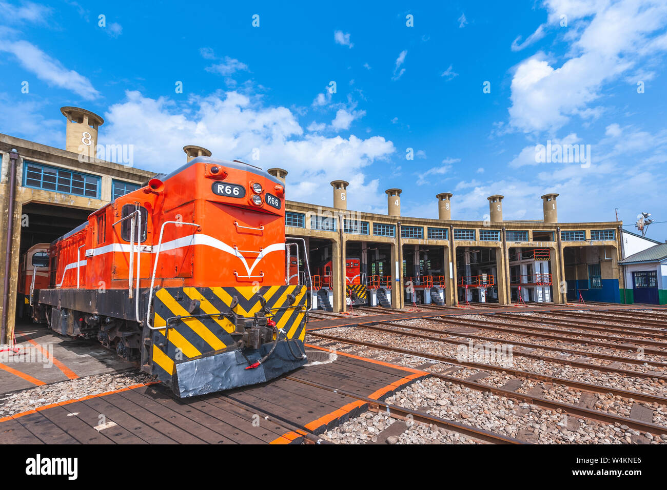 Rail road round house hi-res stock photography and images - Alamy