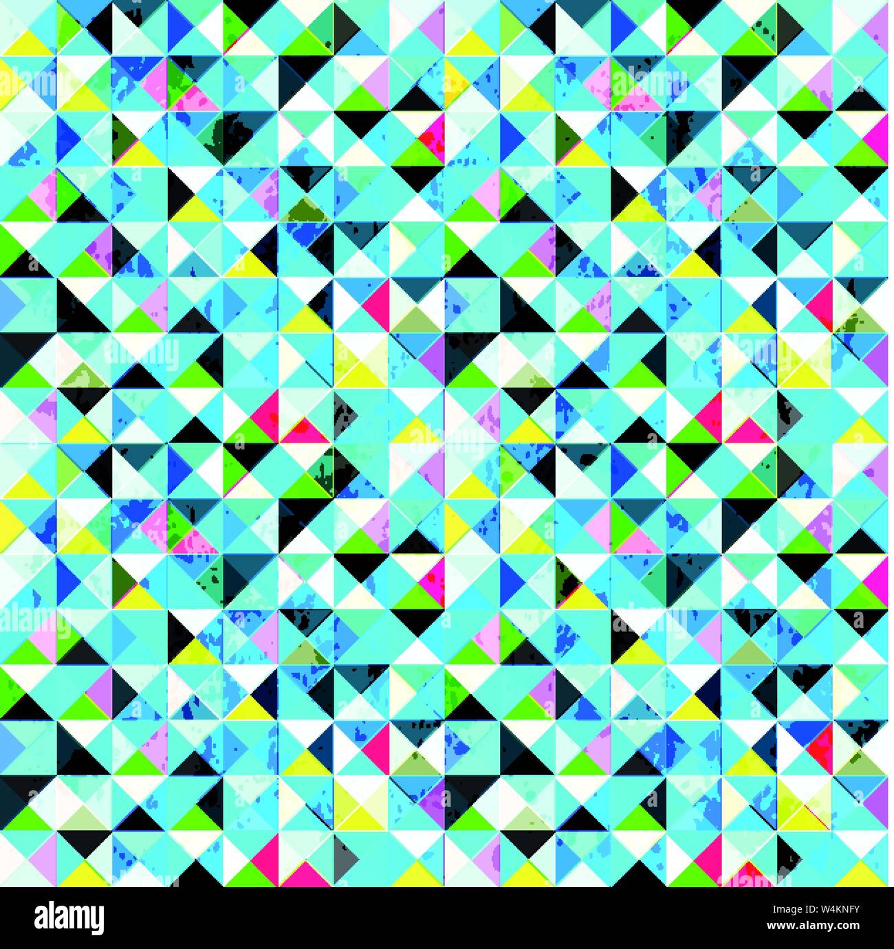 small pixels colored geometric background seamless pattern vector ...