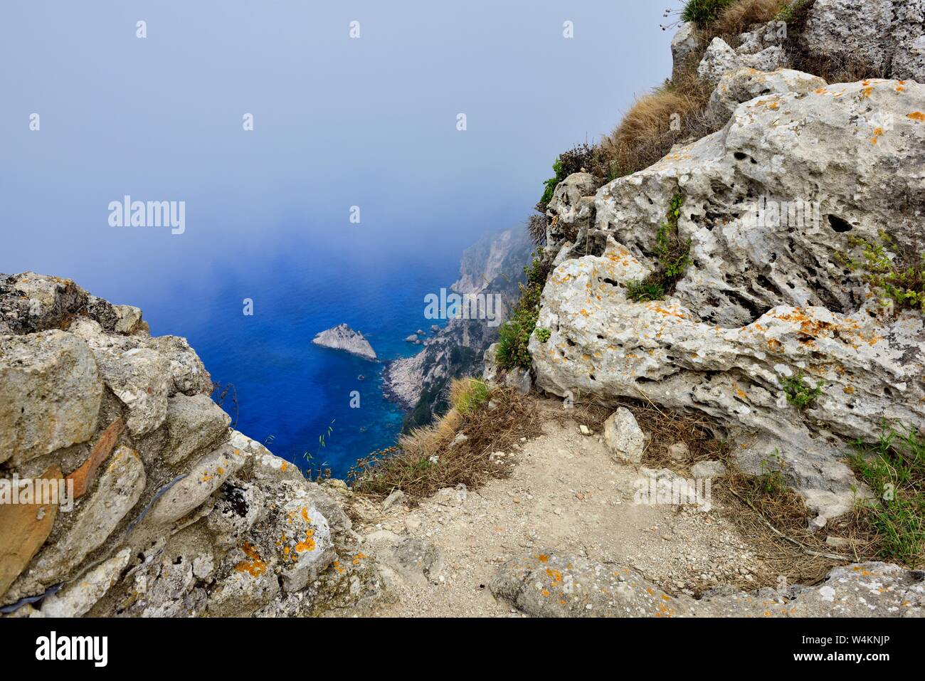 Angelokastro byzantine castle hi-res stock photography and images - Alamy