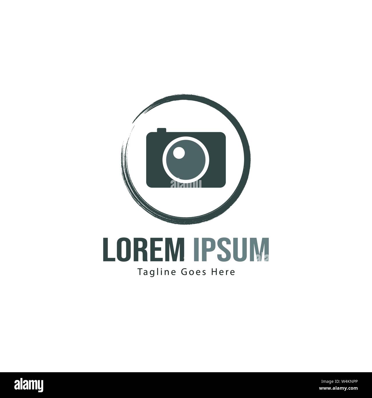 Photography logo template design. Photography logo with modern frame ...