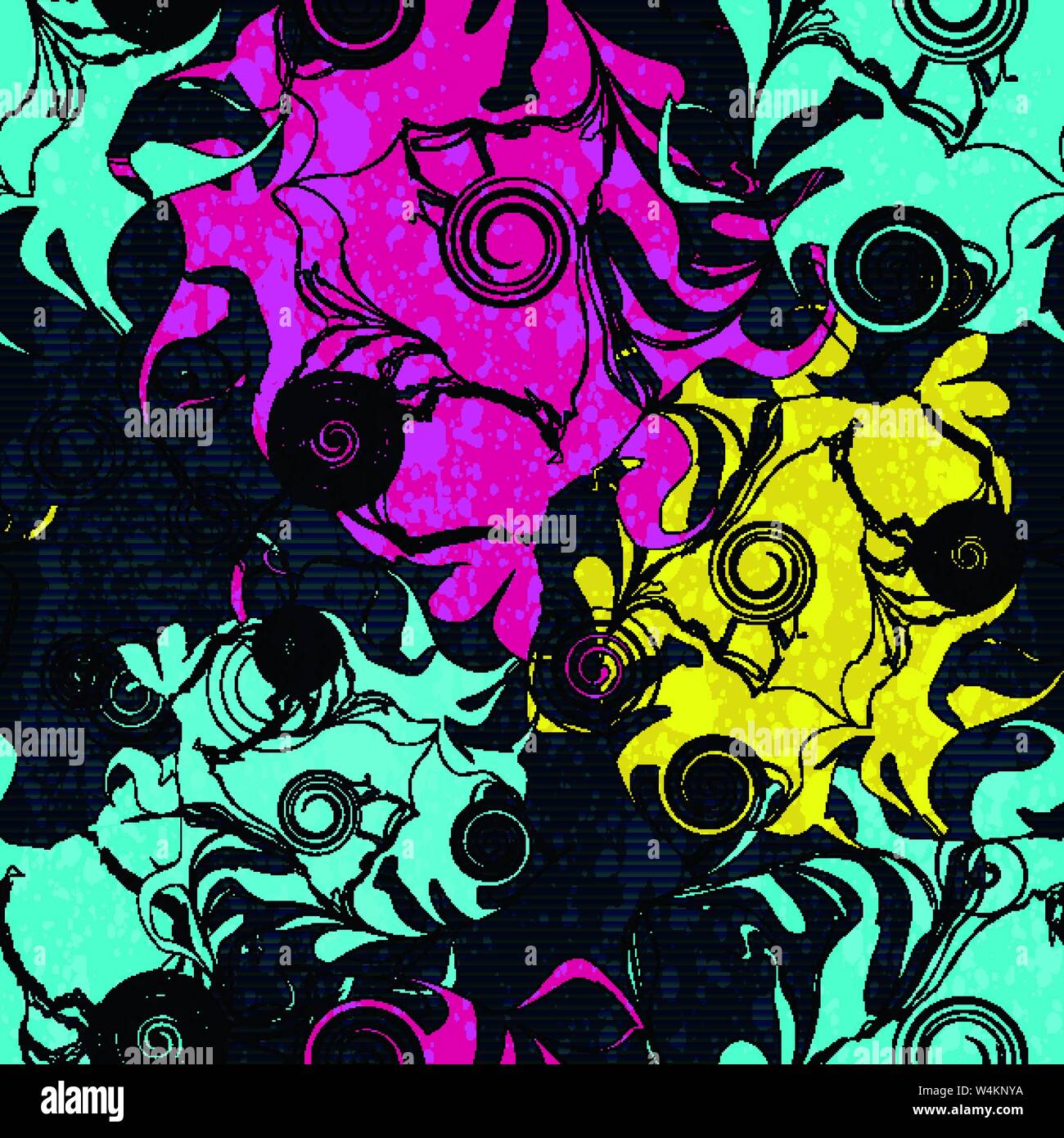 Psychedelic street art Stock Vector Images - Alamy