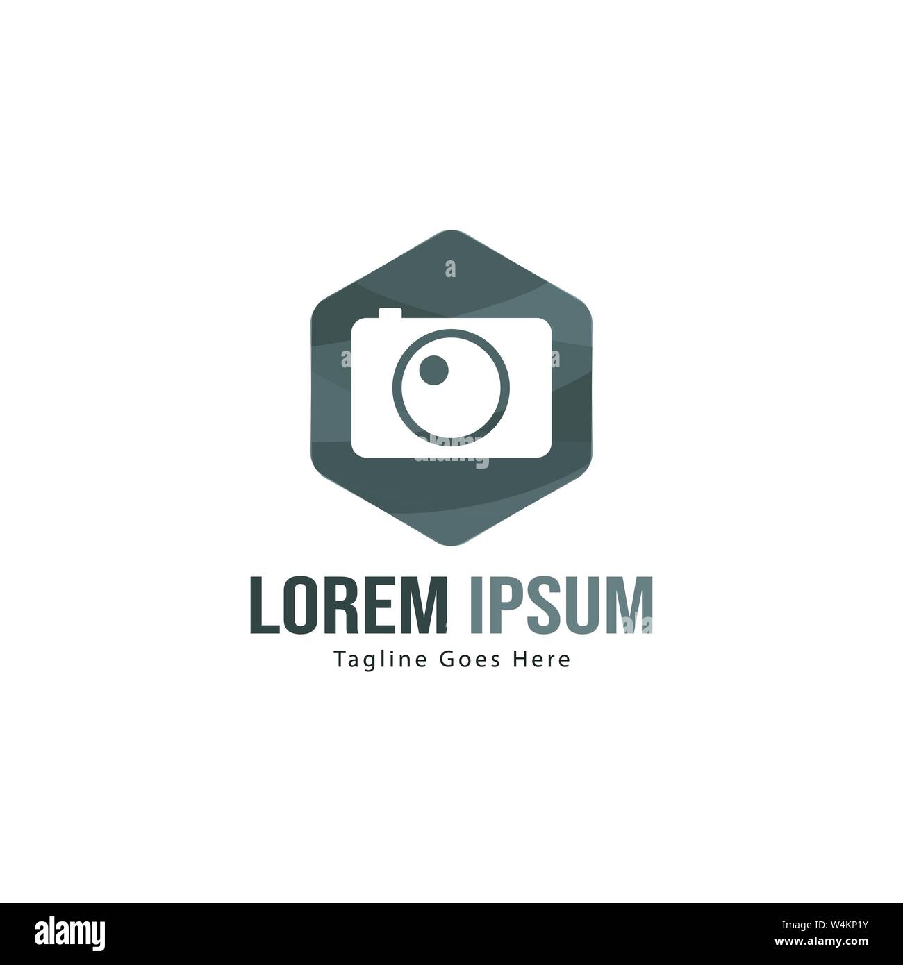 Photography logo template design. Photography logo with modern frame ...