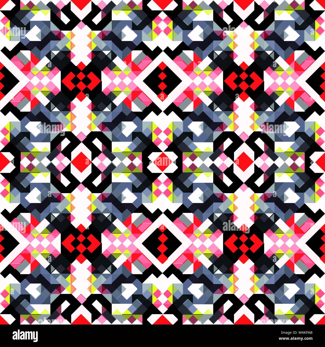 small bright colored polygons seamless geometric background Stock ...