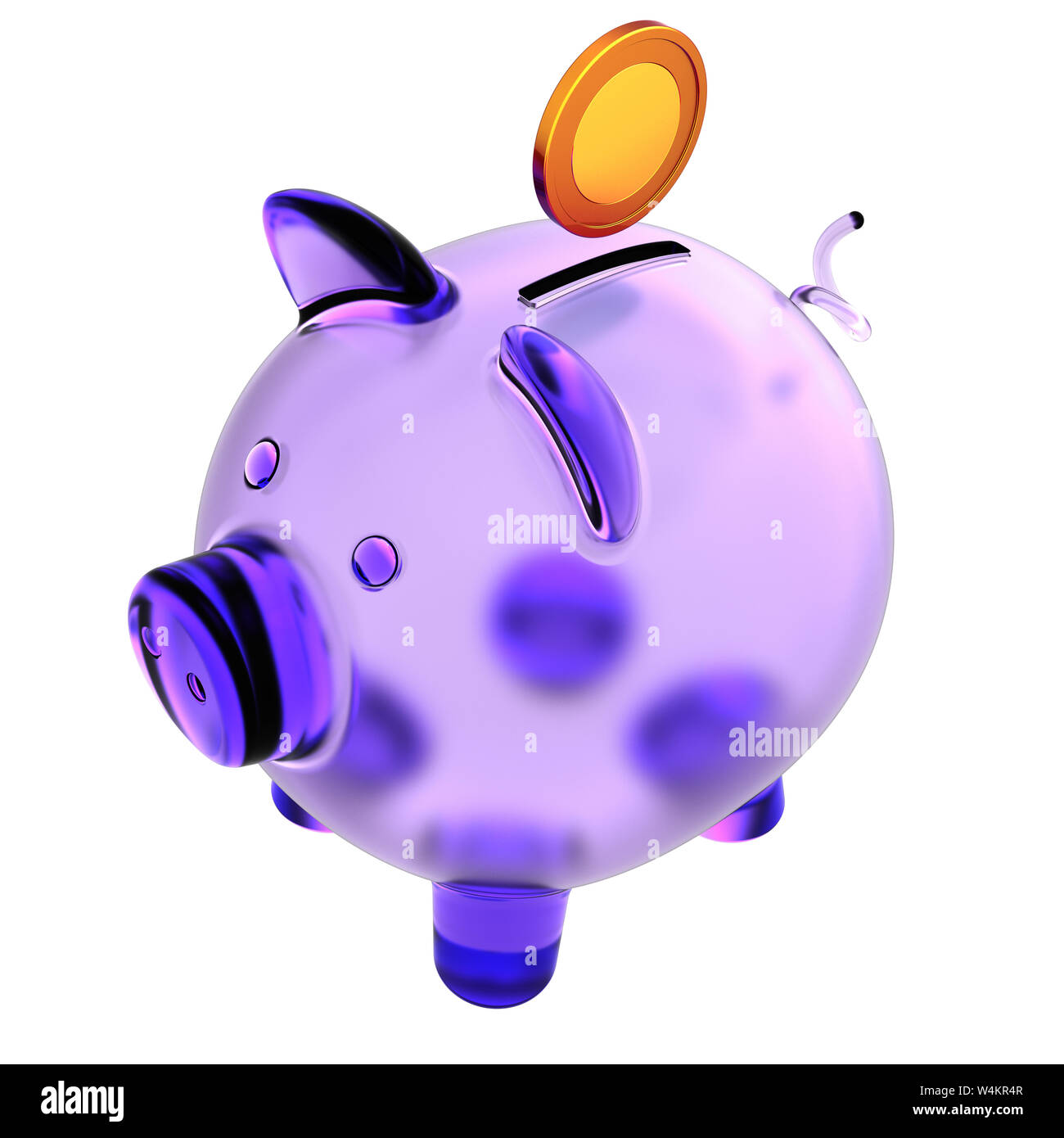 Purple Piggy Bank