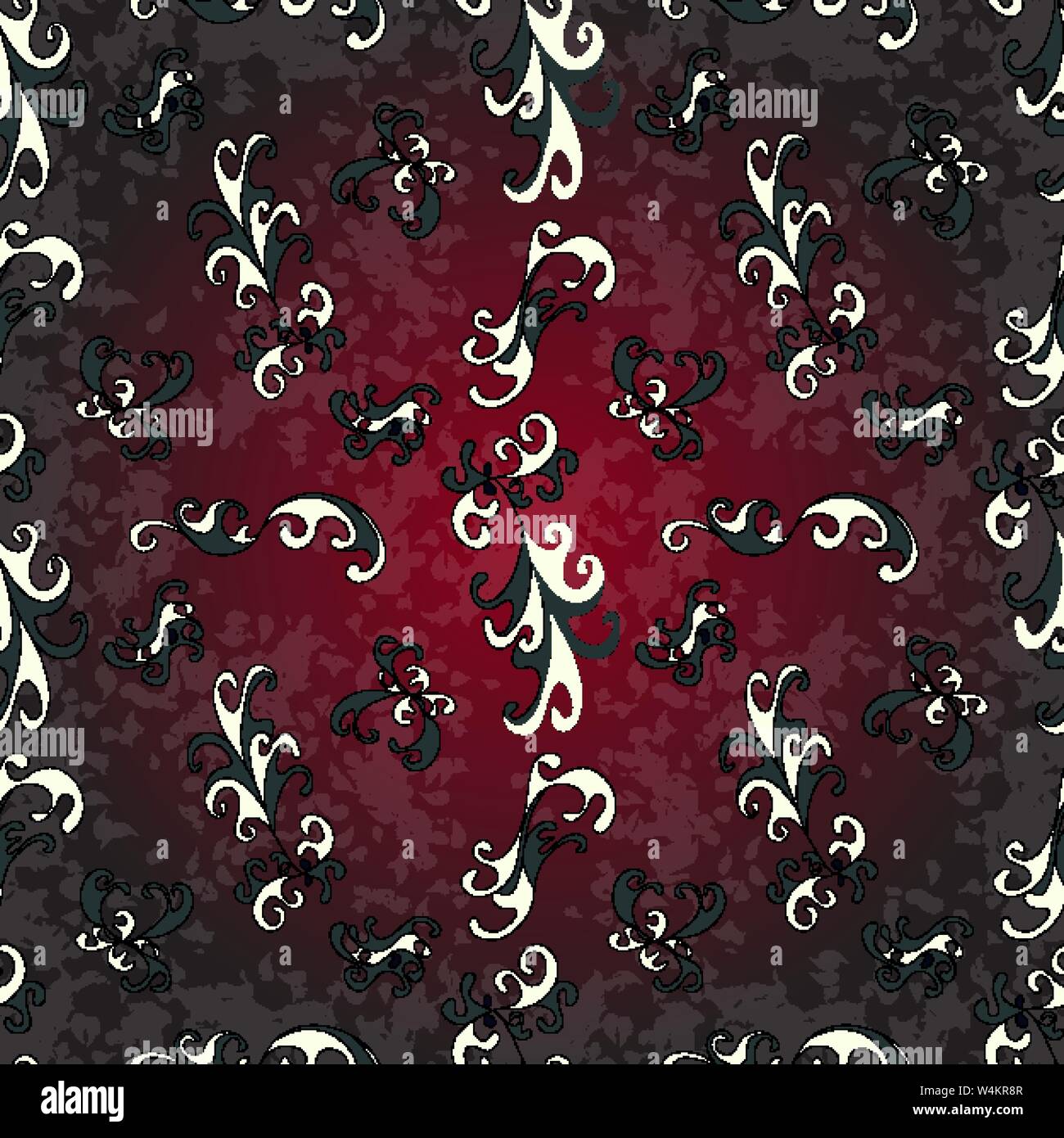 Dark butterfly on flower Stock Vector Images - Alamy