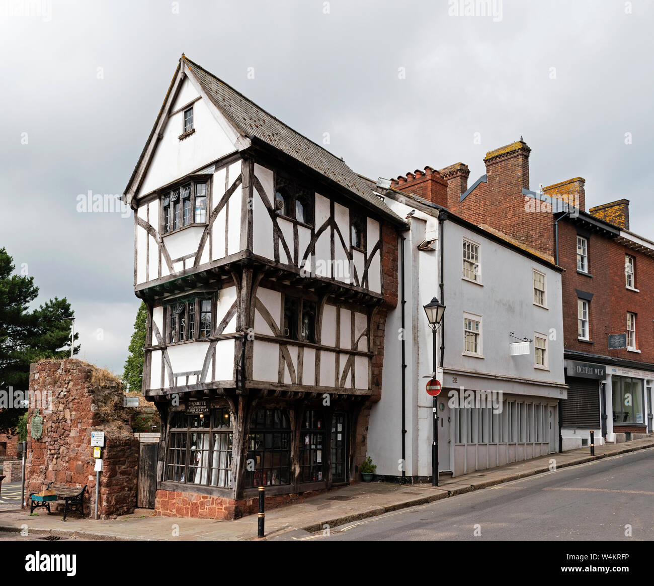 the historic 15 century house that moved in exeter, devon, england ...