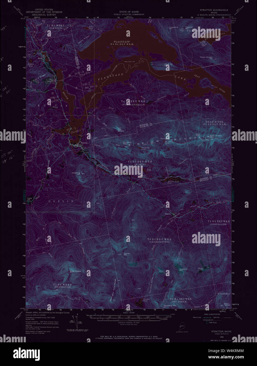 Stratton Maine Map at Cameron Malone blog