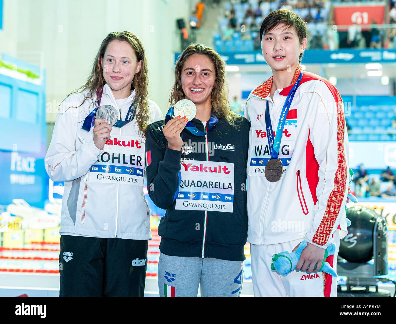 Kohler sarah ger germany silver medal hi-res stock photography and ...