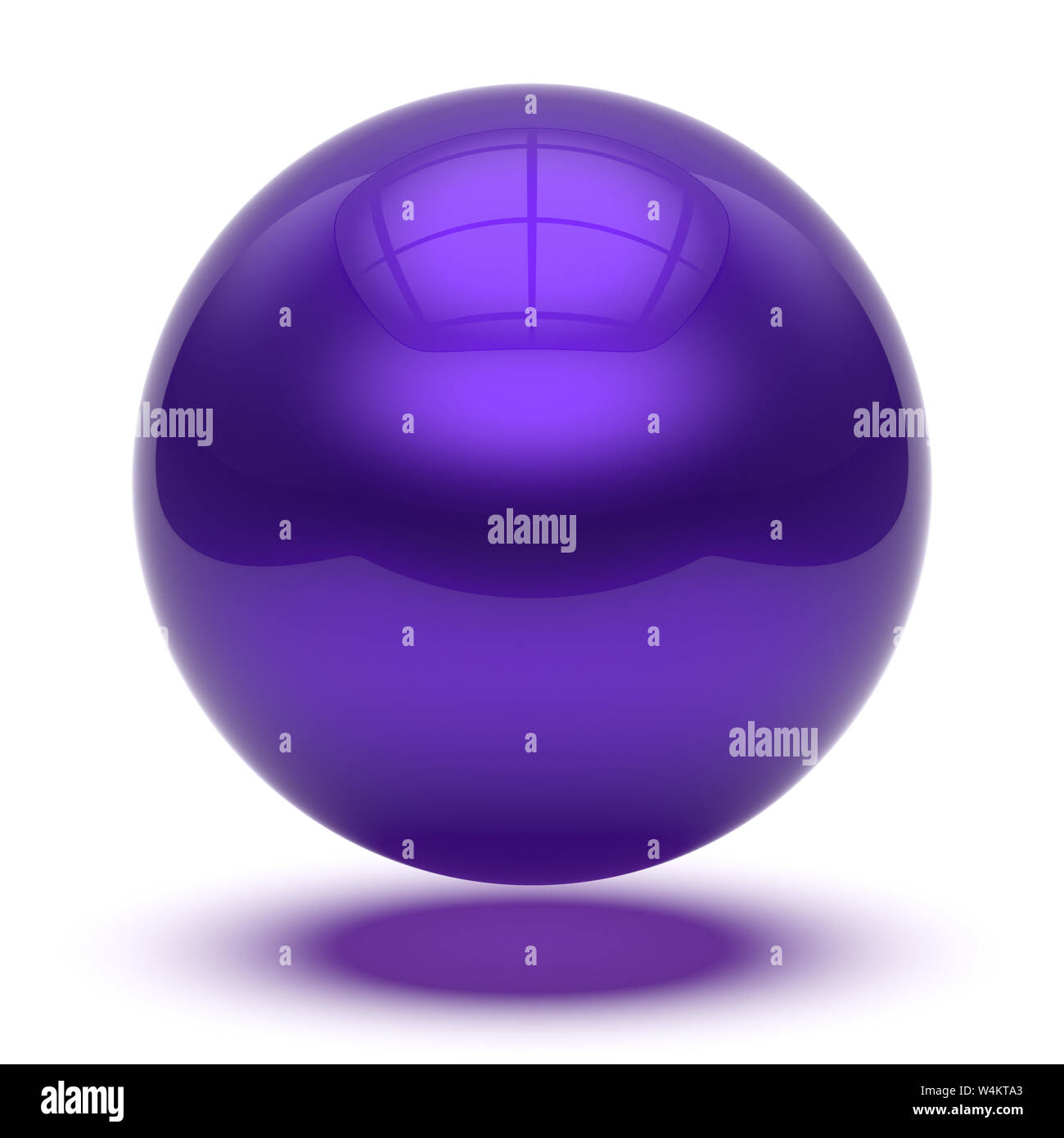 Purple sphere round button basic ball circle geometric shape blue ...