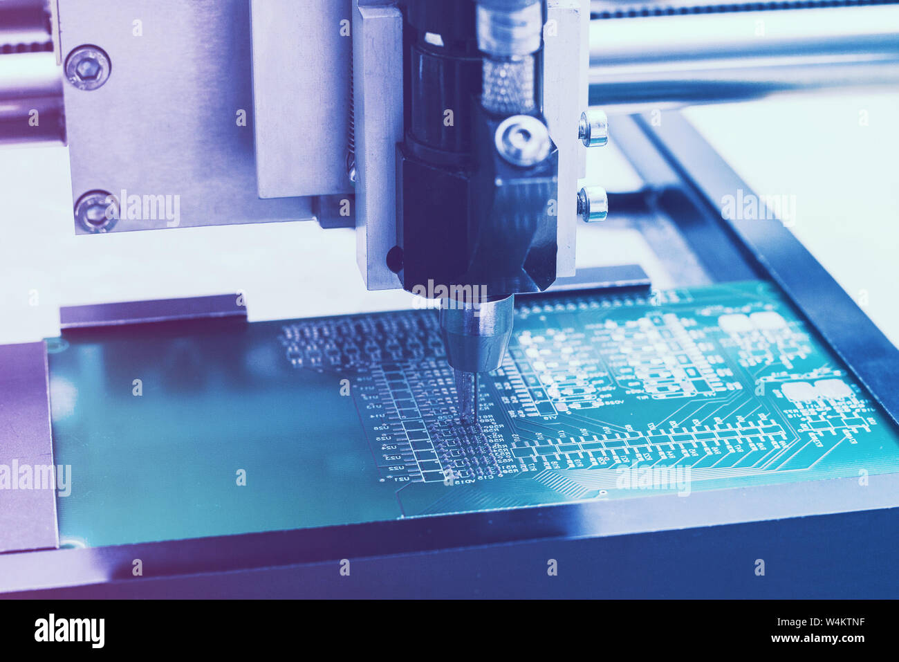 Automated production circuit boards hi-res stock photography and images ...