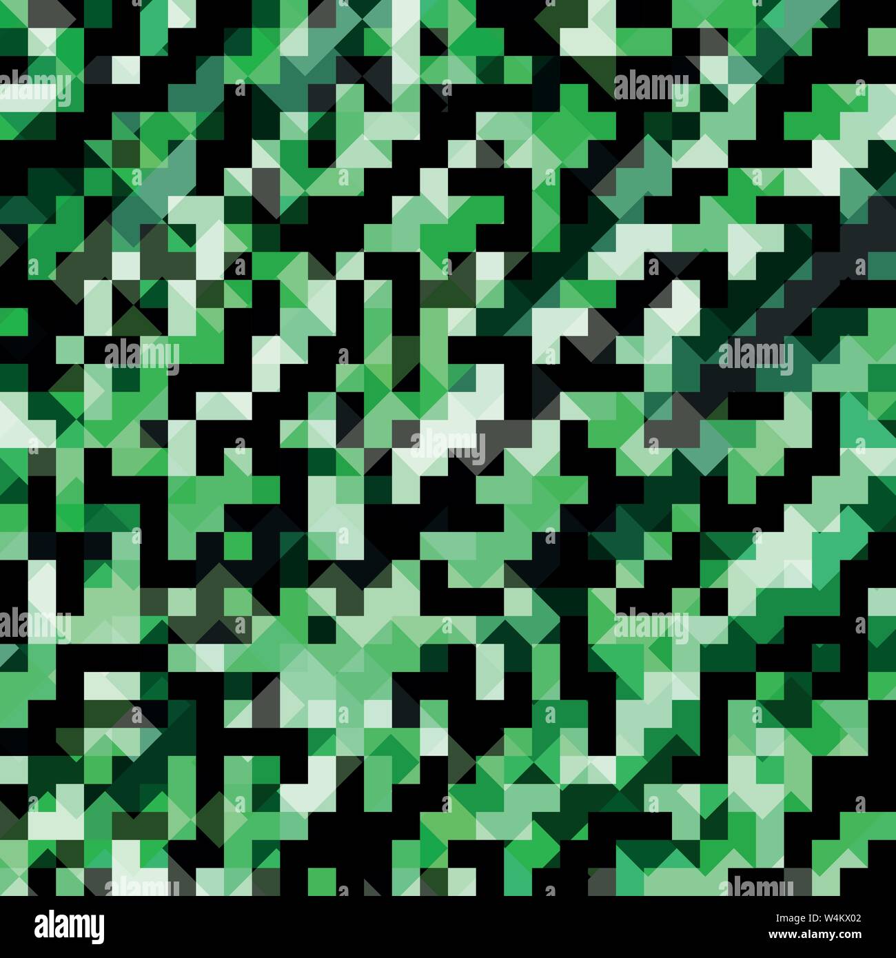 Green pixel background vector illustration Stock Vector Image & Art - Alamy