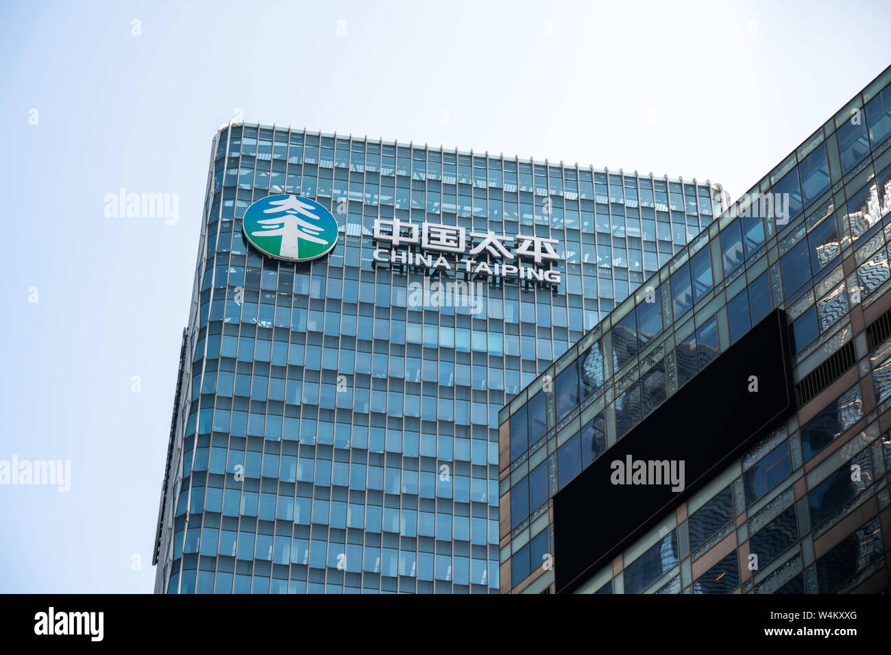 Shanghai, China. 22nd July, 2019. Chinese insurance conglomerate China ...