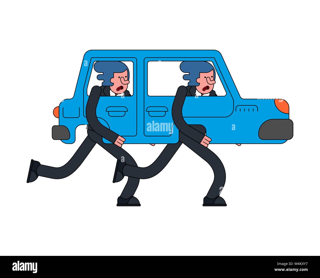 African american woman boot car Stock Vector Images - Alamy