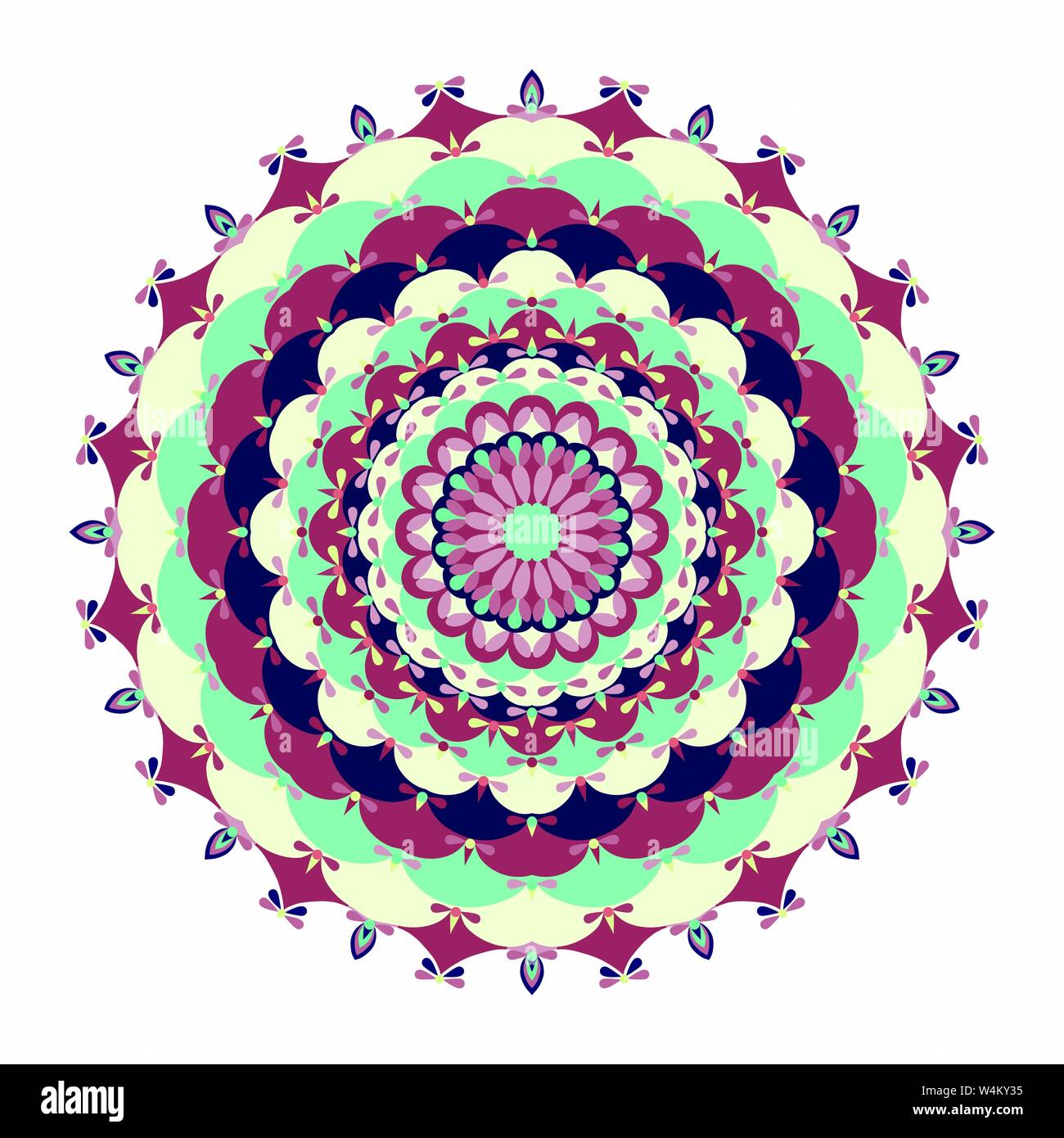 Mandala. Vintage decorative elements Stock Vector Image & Art - Alamy