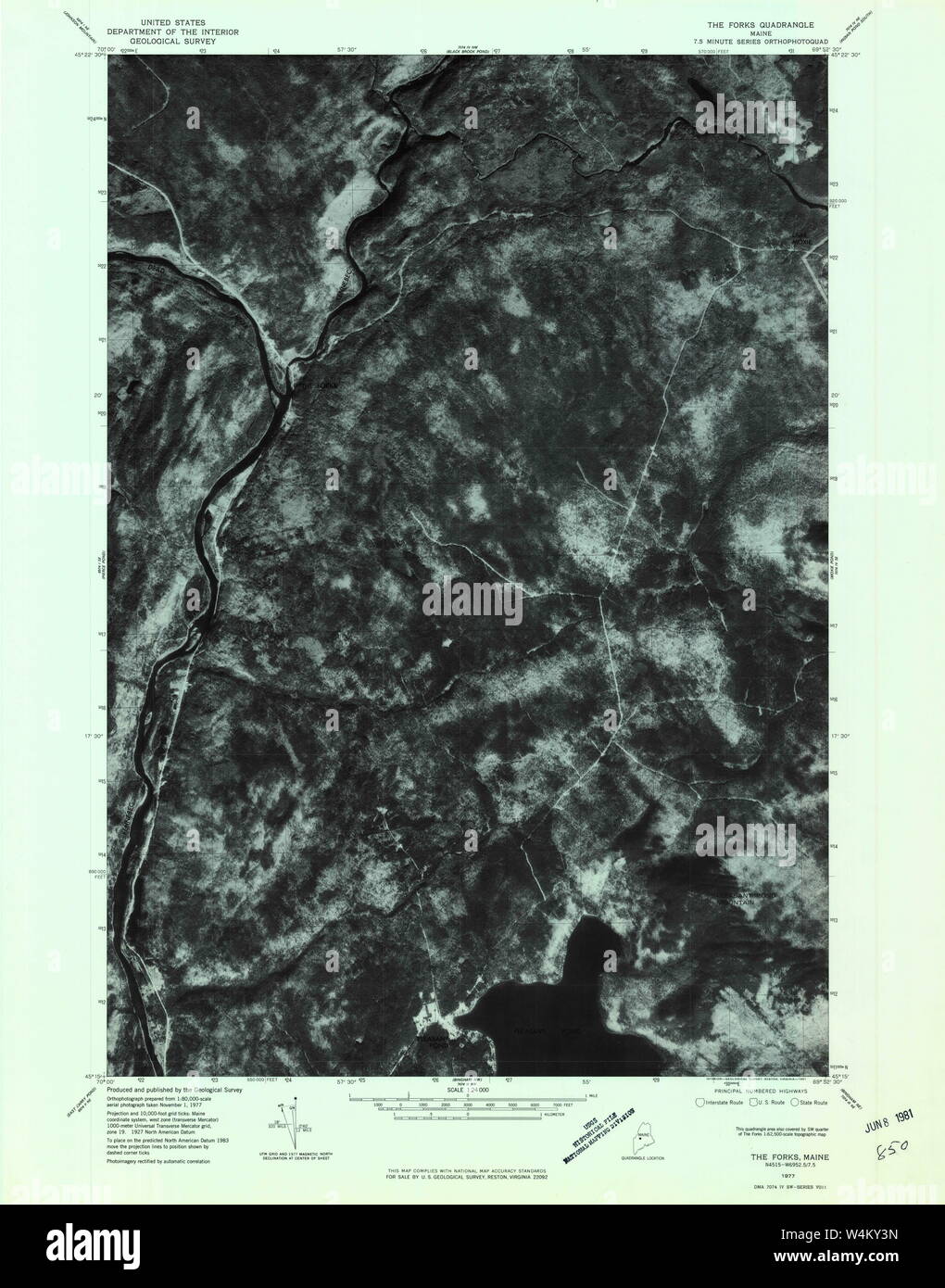 1977 map hi-res stock photography and images - Alamy