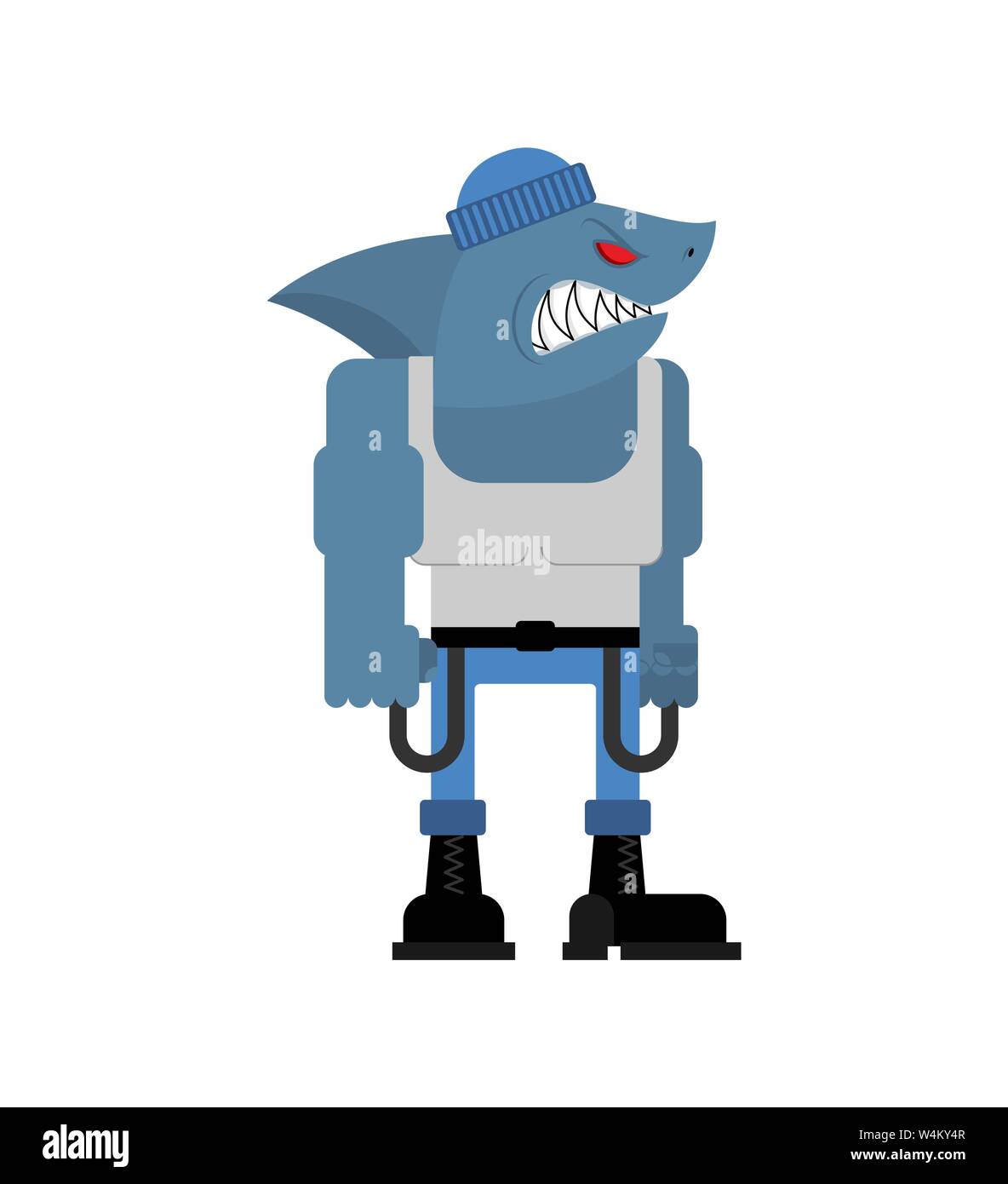 Hooligan Shark. bully Water predator. ruffian Large predatory sea fish ...