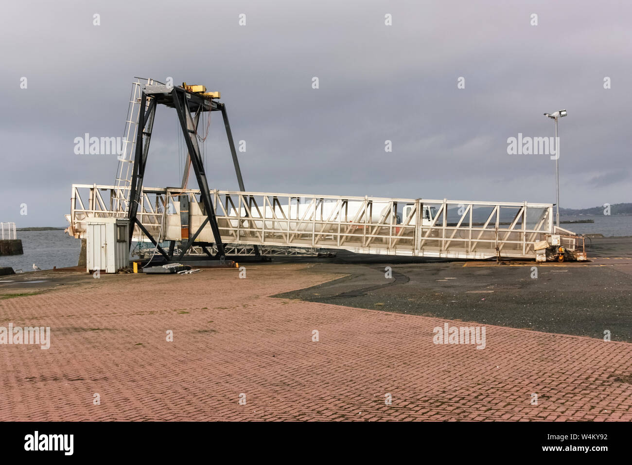Irvine Harbour with boats and yachts in it Stock Photo - Alamy
