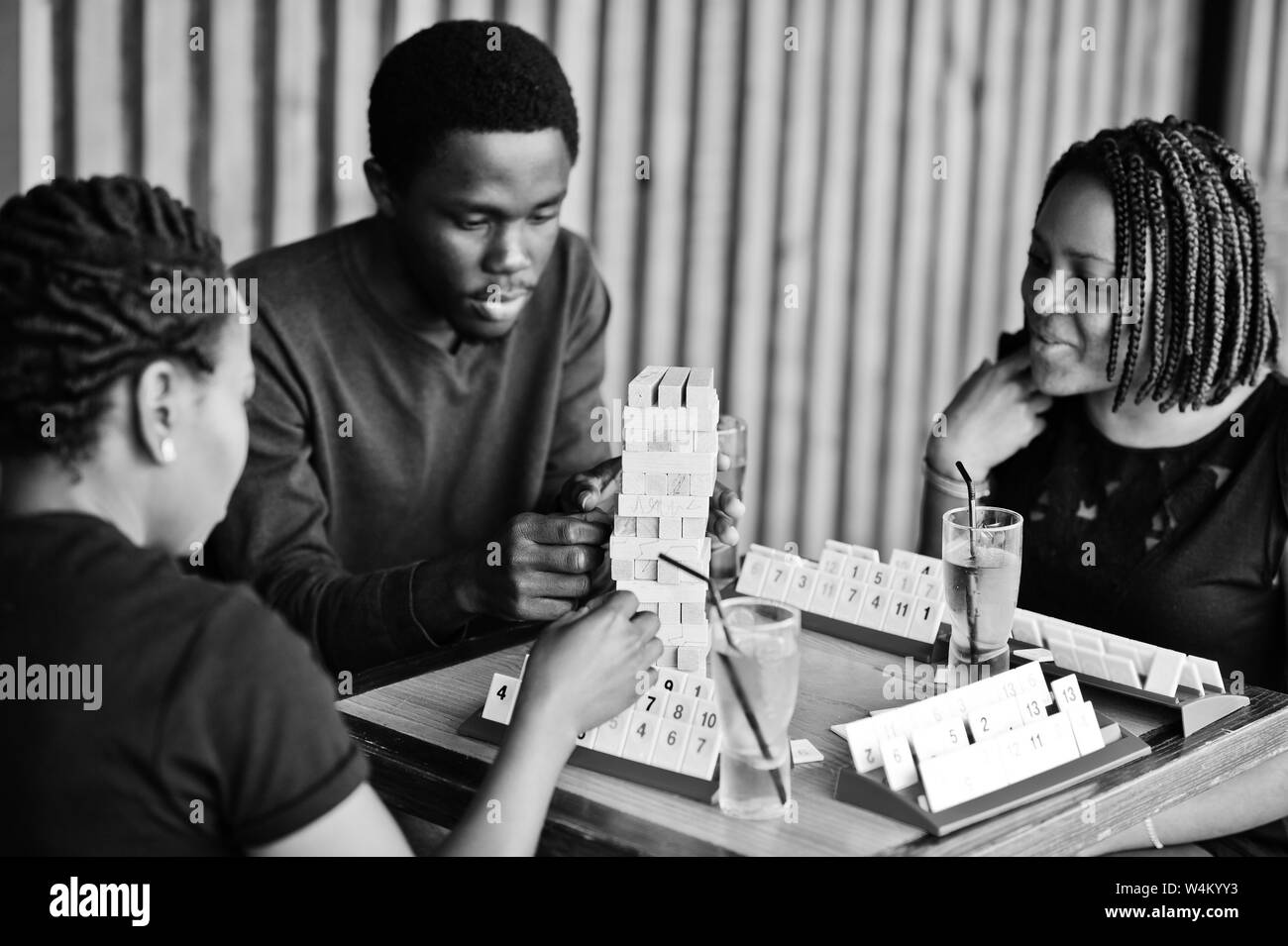 Games desk Black and White Stock Photos & Images - Alamy