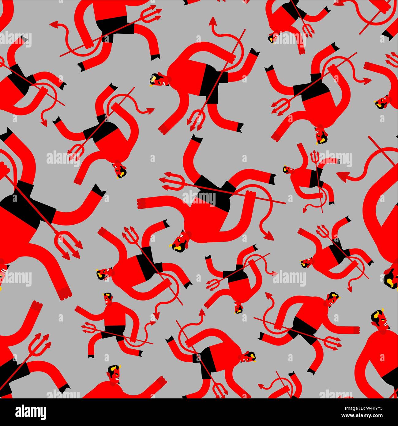 Lucifer ornament. Devil background. Demon texture. Satan pattern ...