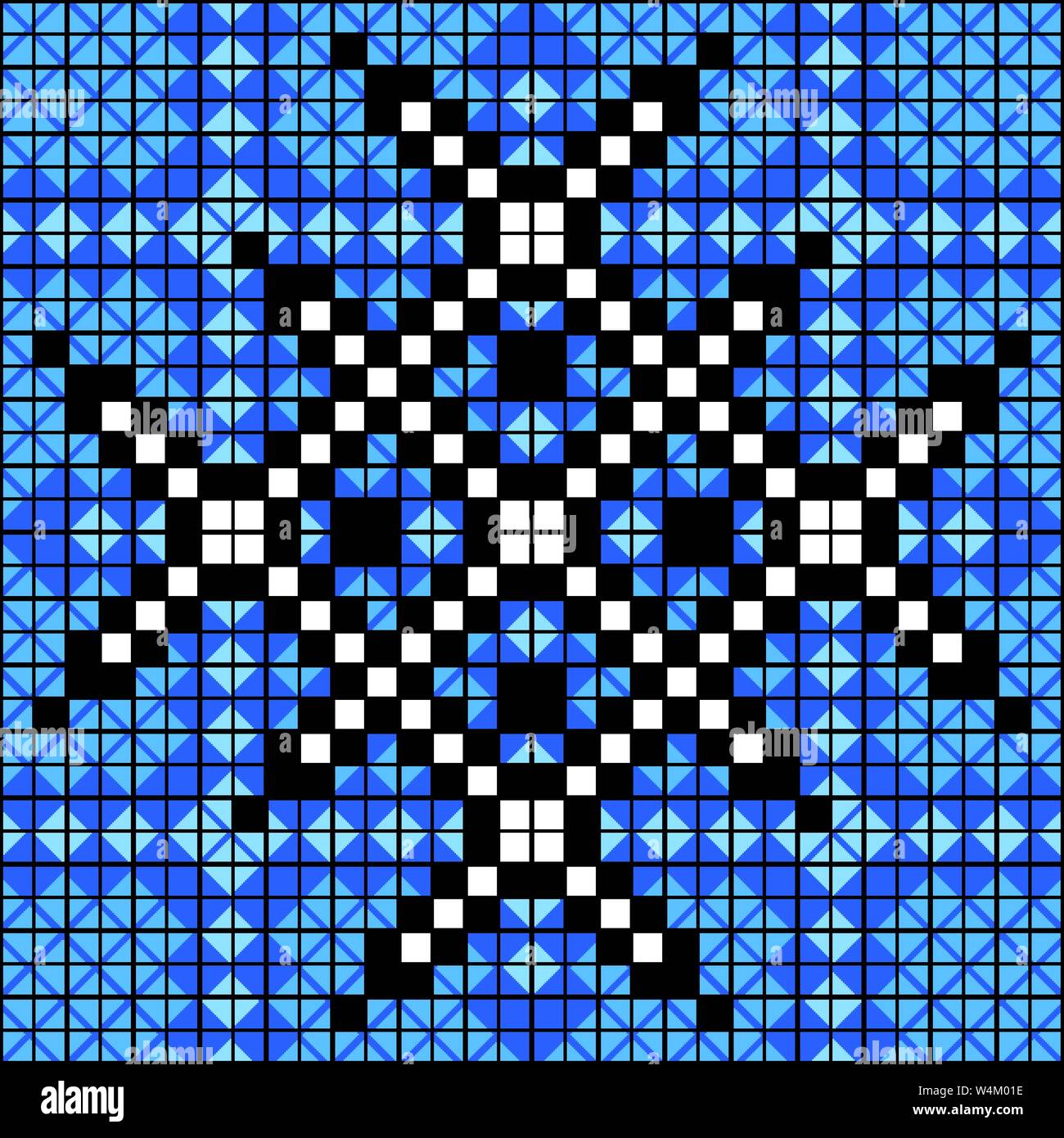 Blue pixel Stock Vector Images - Alamy
