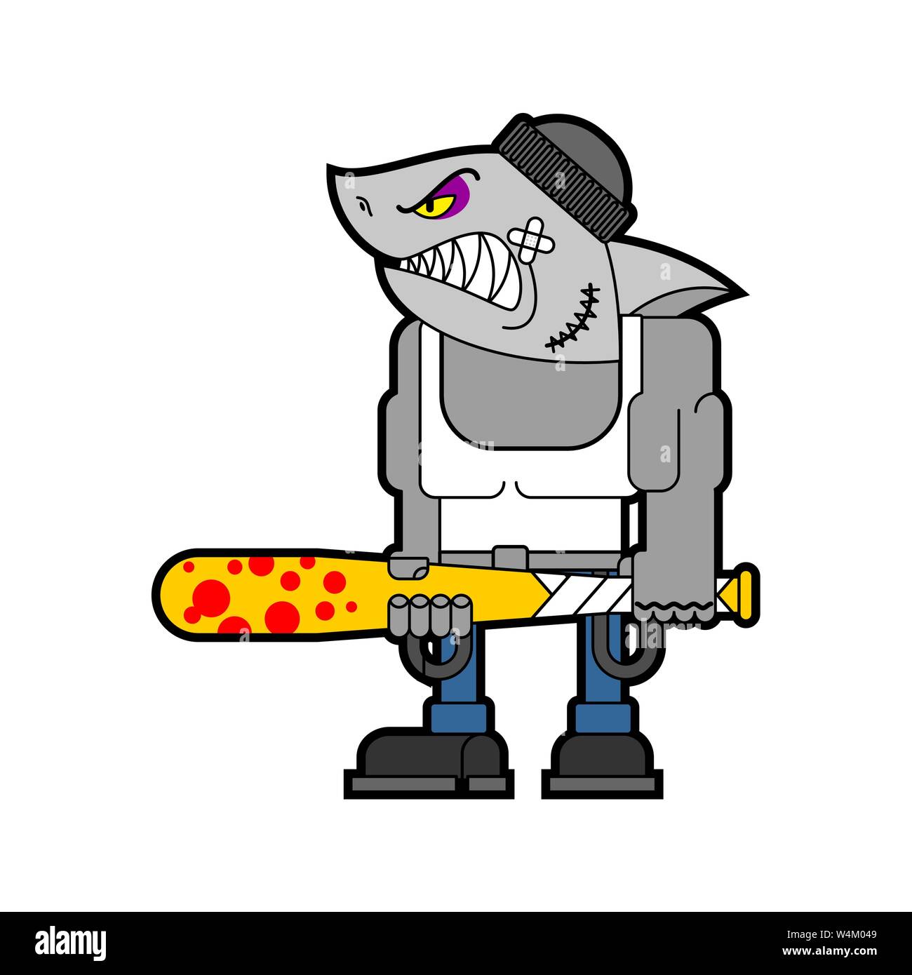 Hooligan Shark. bully Water predator. ruffian Large predatory sea fish ...