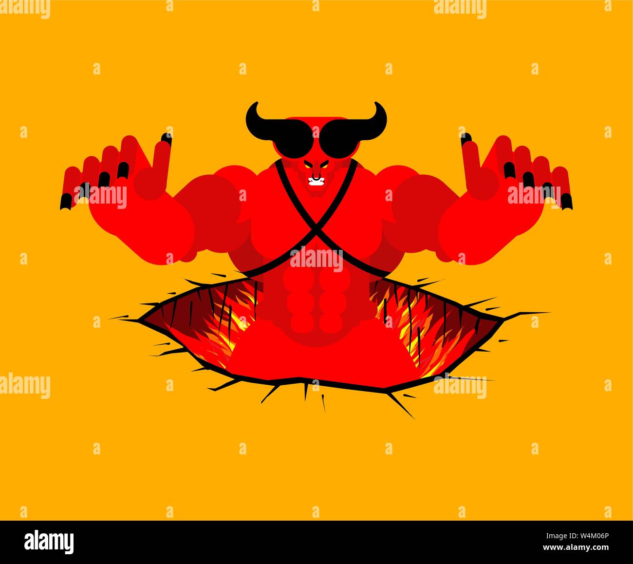 Evil Woman Shadow Stock Vector Images - Alamy