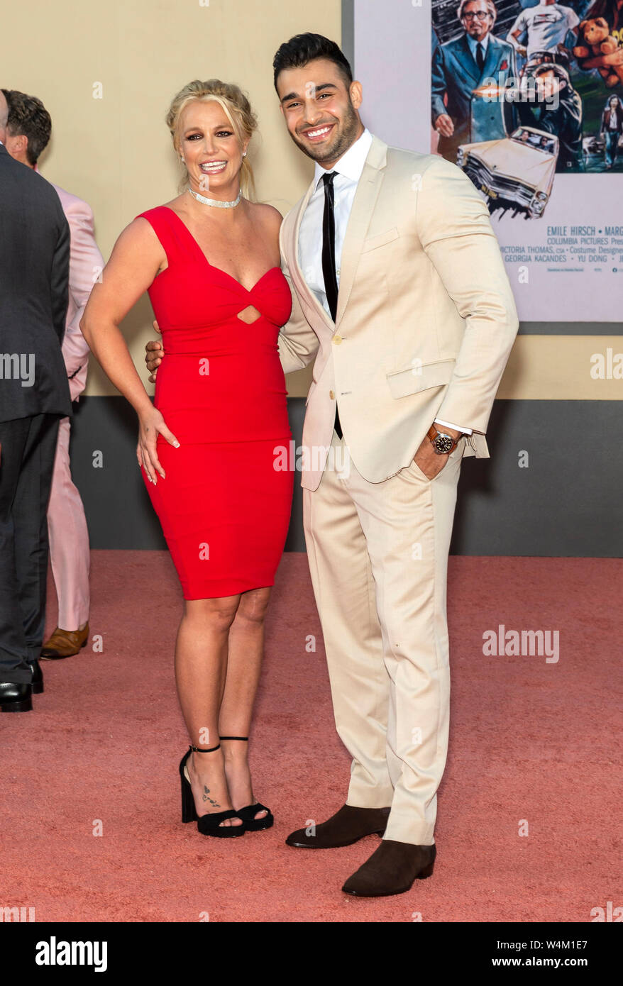 Los Angeles, CA - July 22, 2019: Britney Spears and Sam Asghar attend ...