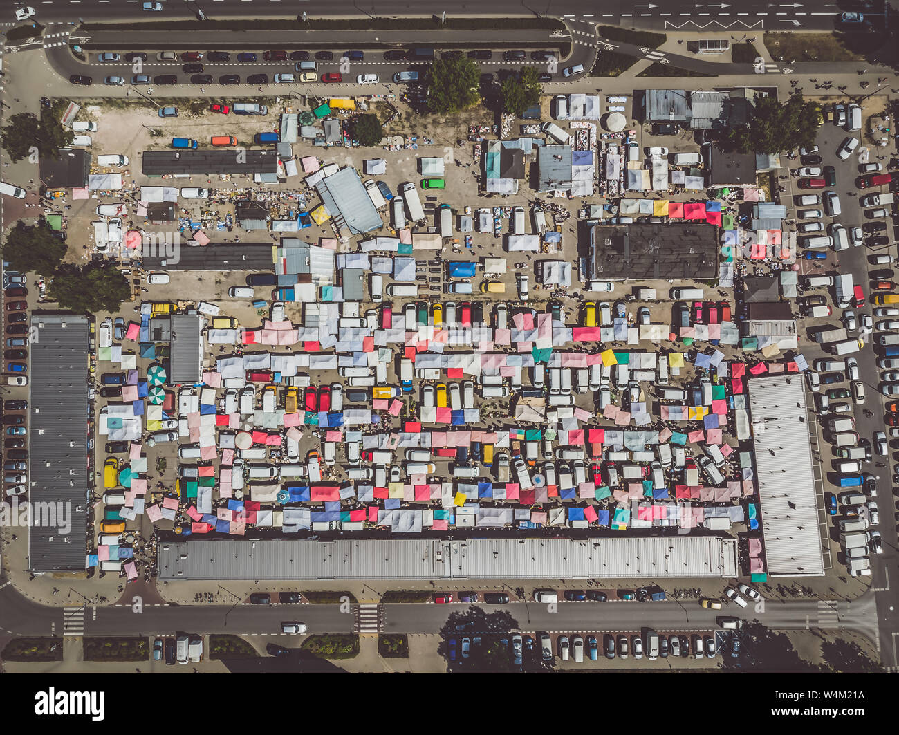 Tents aerial hi-res stock photography and images - Alamy