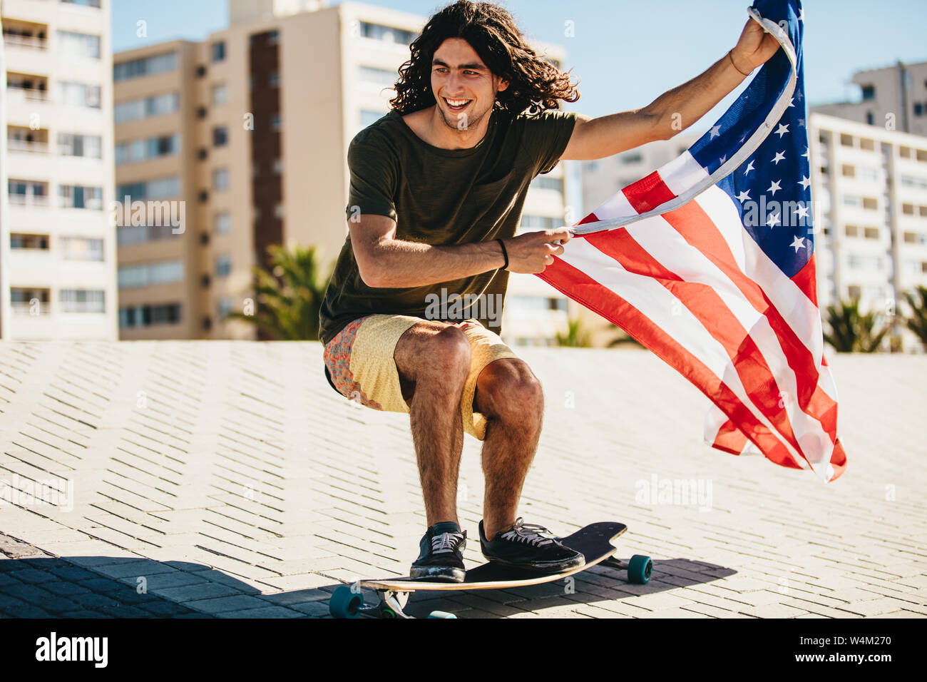 Flag riding hi-res stock photography and images - Alamy
