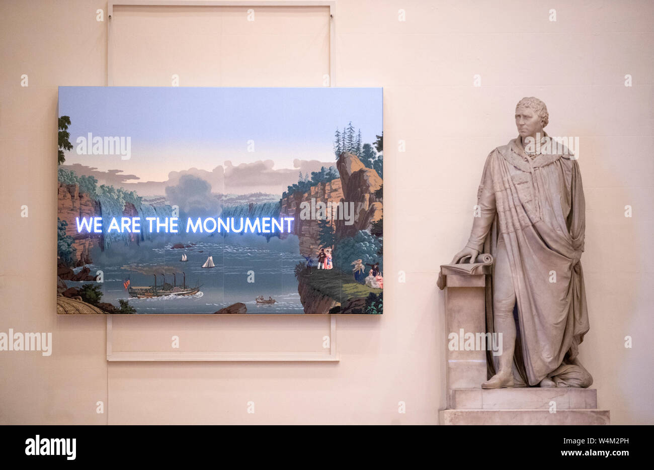 Turner Prize shortlisted artist Nathan Coley unveiled his new ...