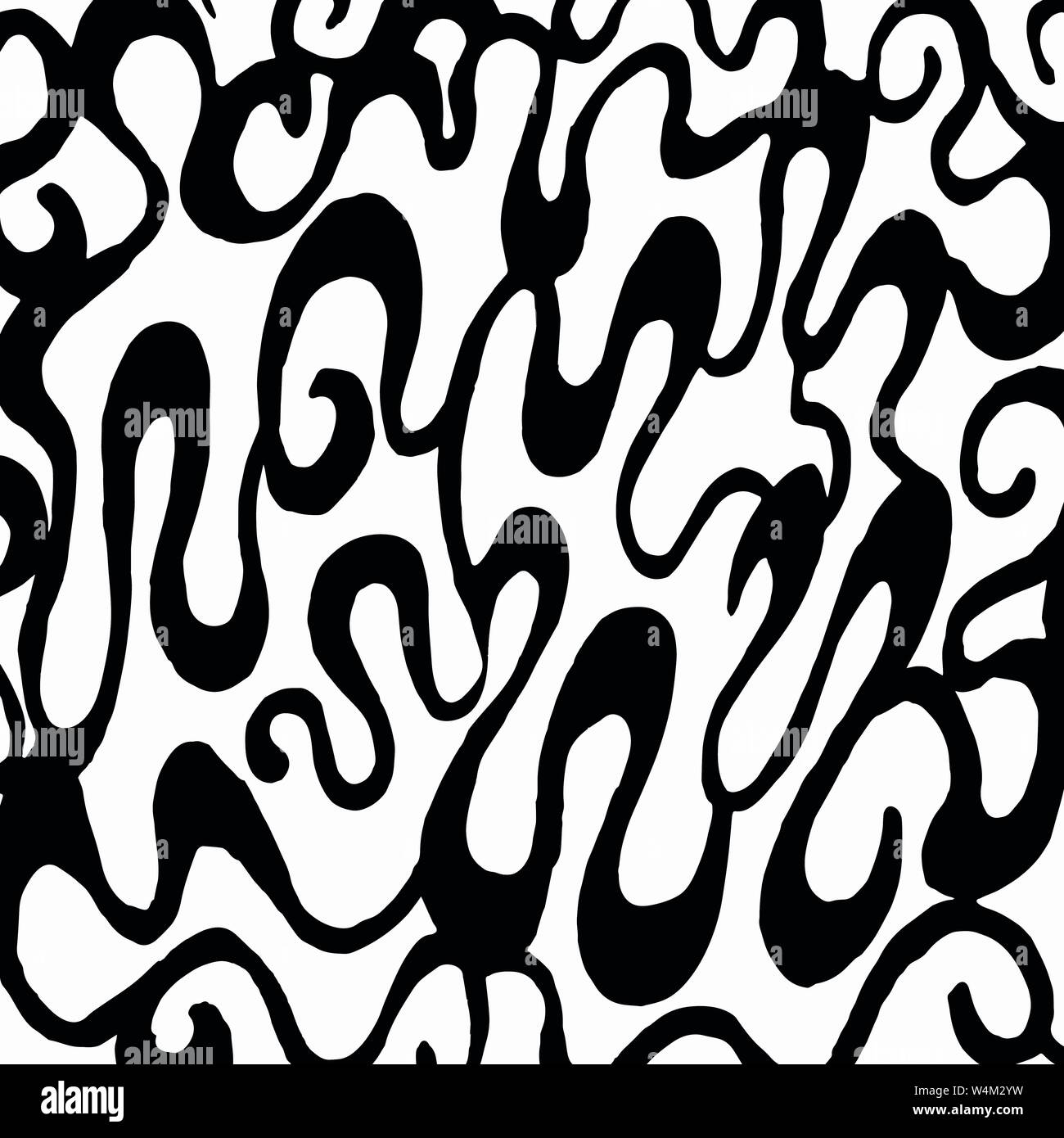 black lines on a white background graffiti pattern Stock Vector Image ...