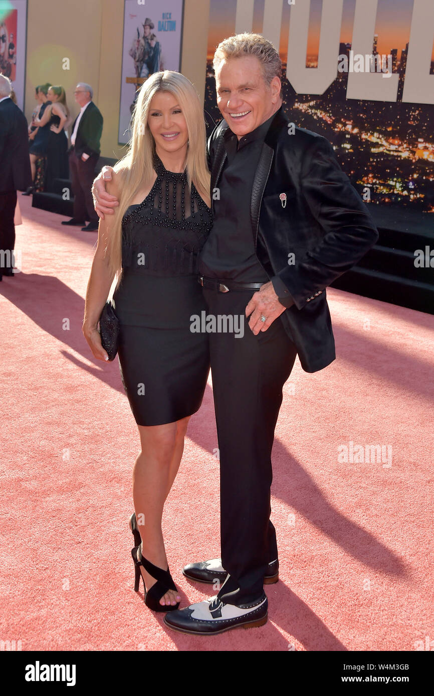 Martin Cove with Mary Scavo at the premiere of the feature film 'Once ...