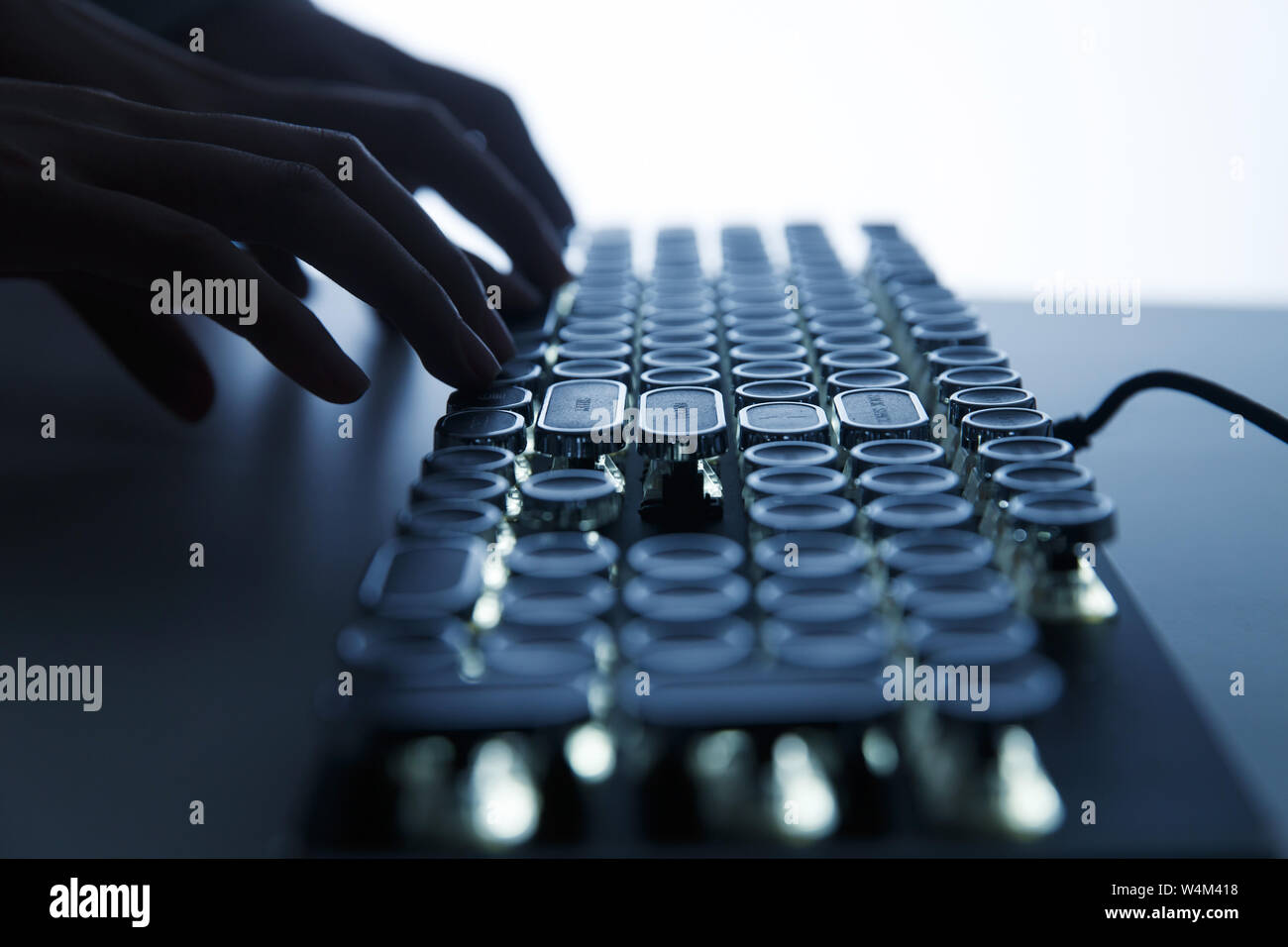 Use your laptop Stock Photo - Alamy