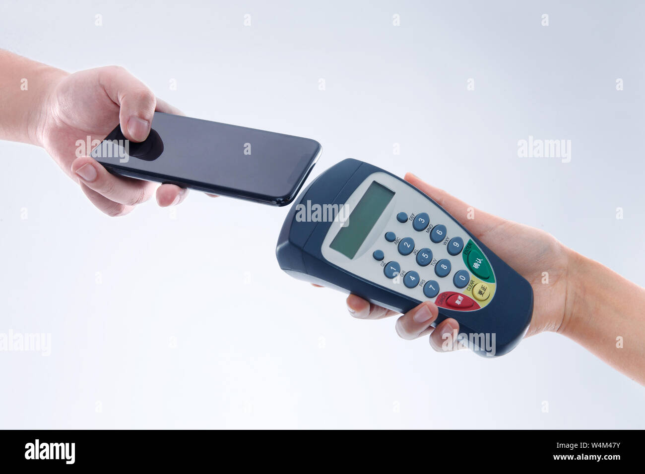Using holding credit card scanner hi-res stock photography and images ...