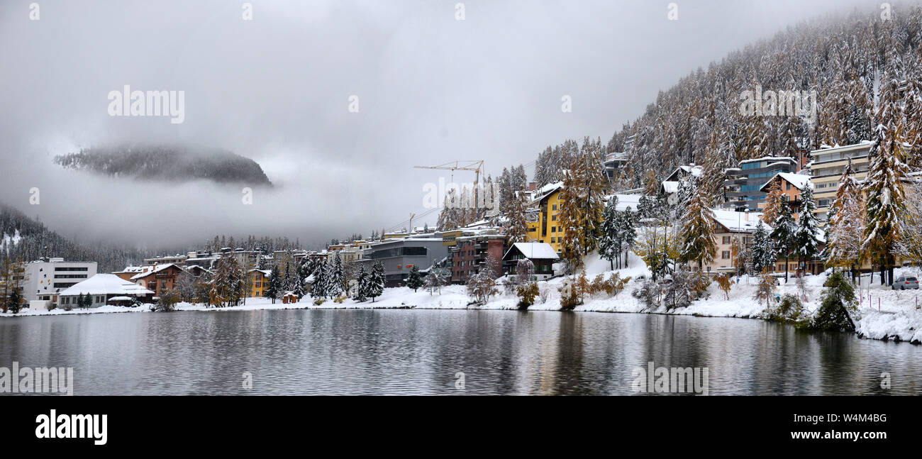 Saint moritz village hi-res stock photography and images - Alamy