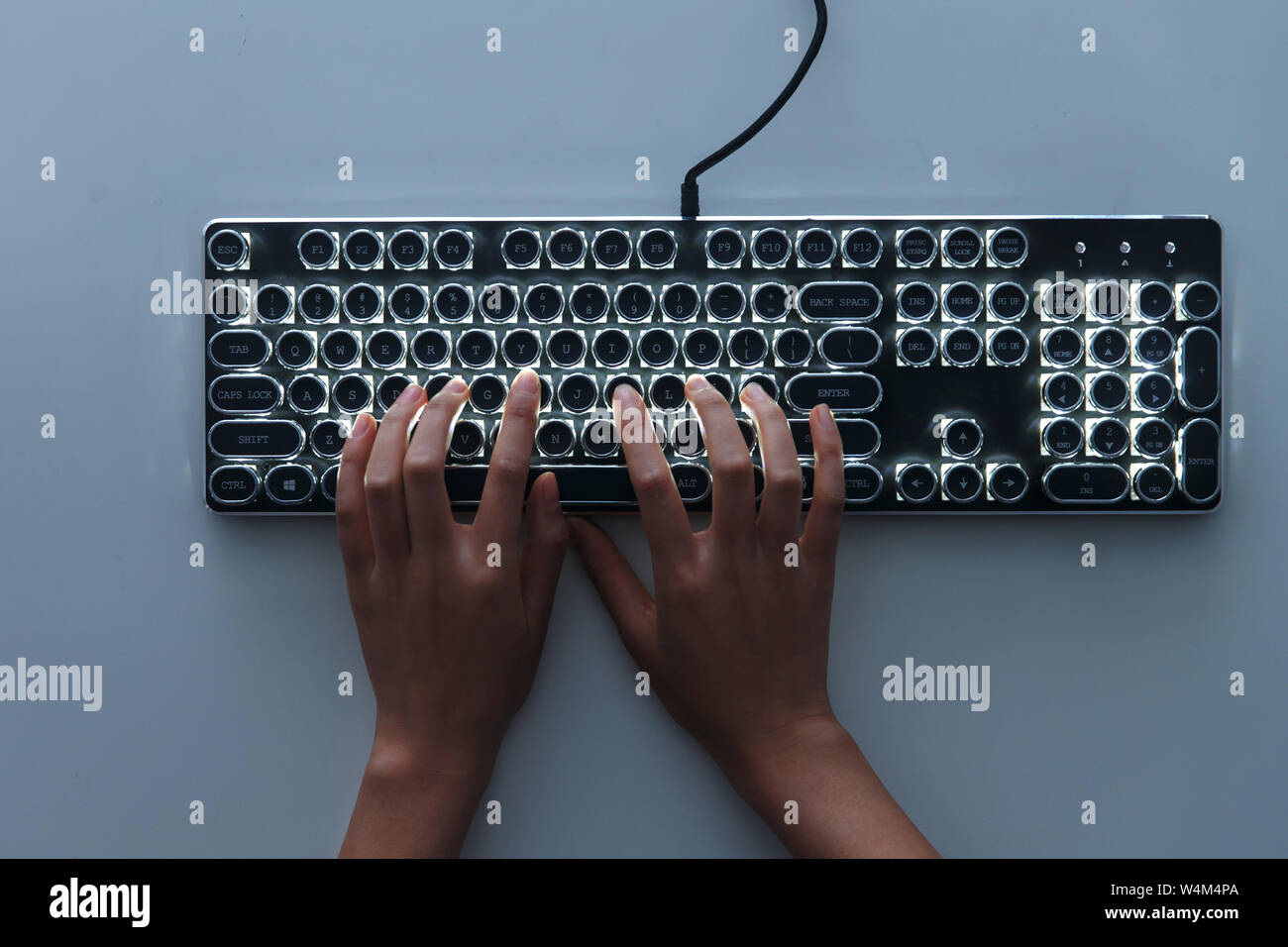 Use the computer Stock Photo - Alamy