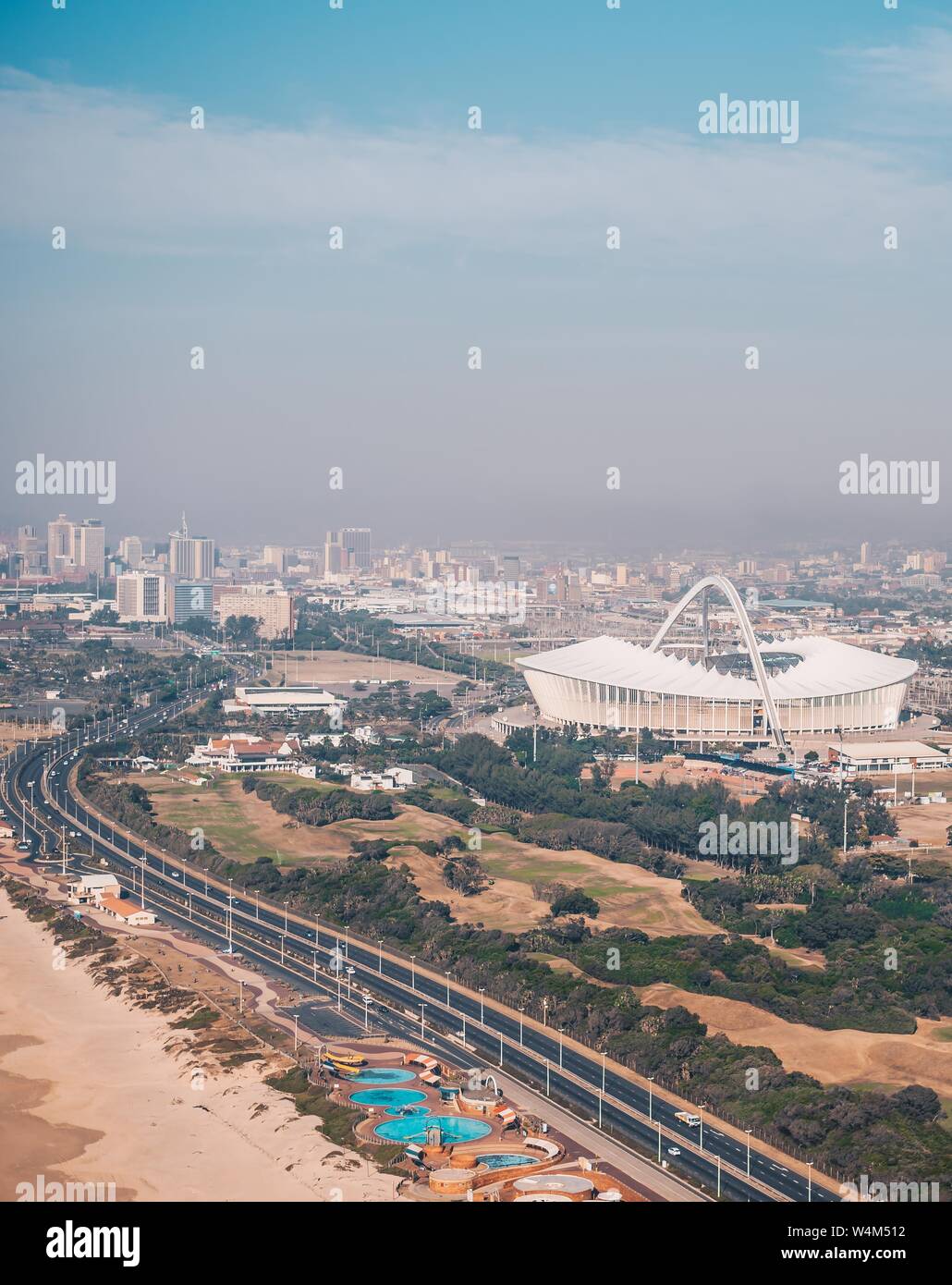 Durban highway to the city Stock Photo - Alamy