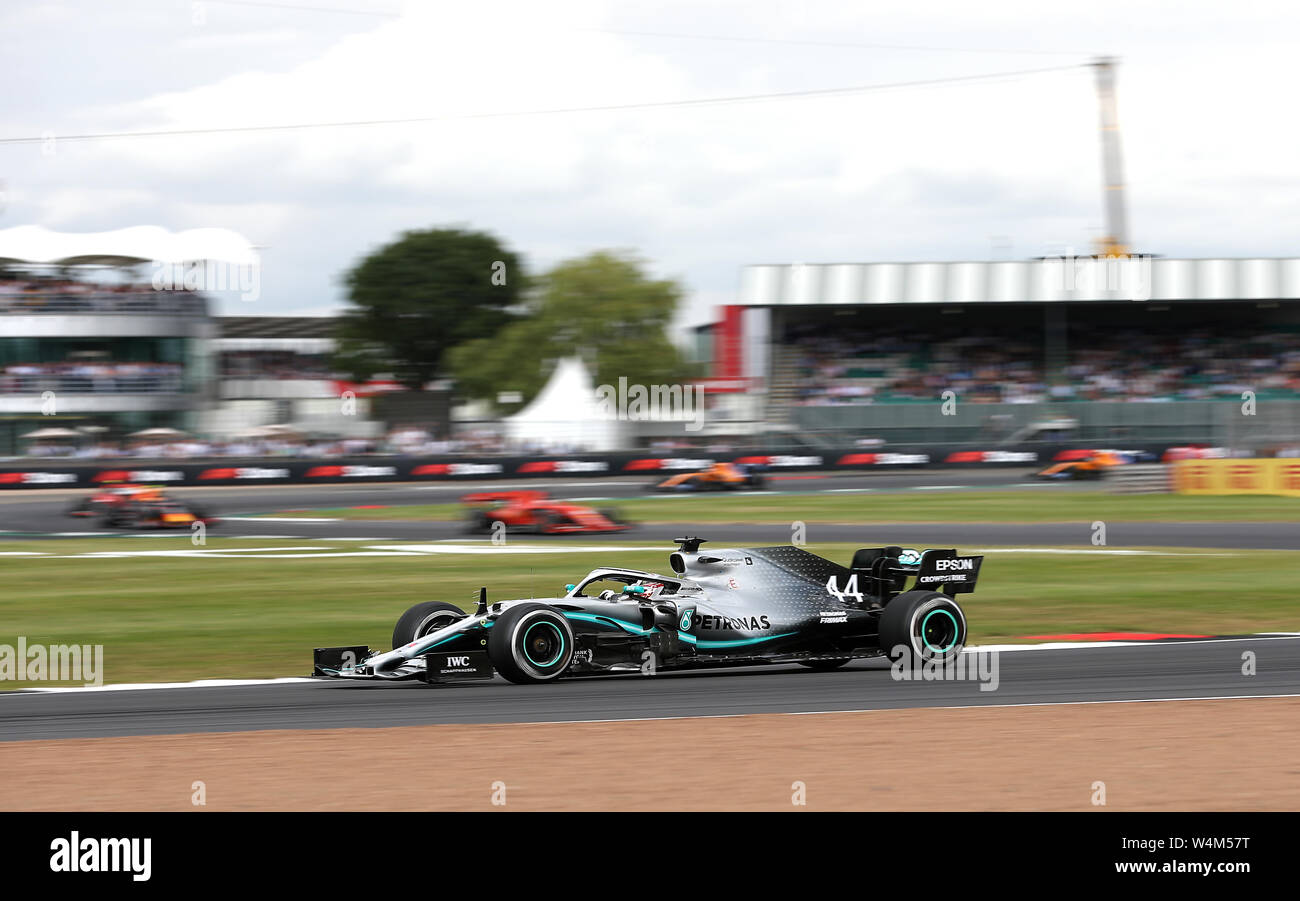 Mercedes' Lewis Hamilton during the Formula One Grand Prix of Great ...