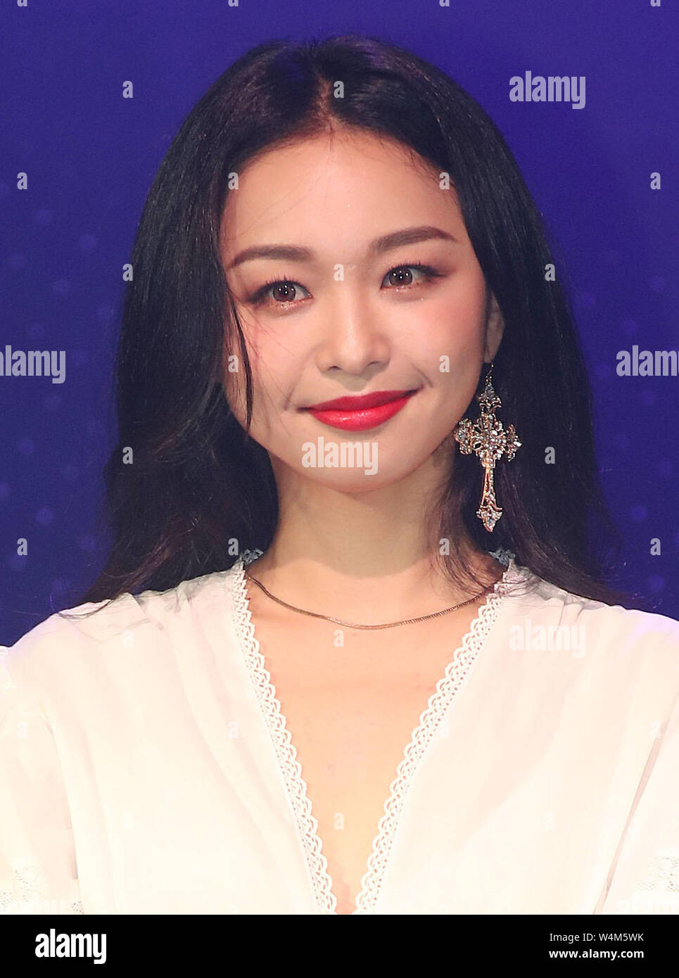24th July, 2019. S. Korean singer Shin Yoo-mi South Korean singer Shin ...