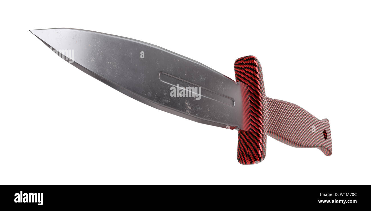 3d rendering of a boot knife isolated on white background Stock Photo ...