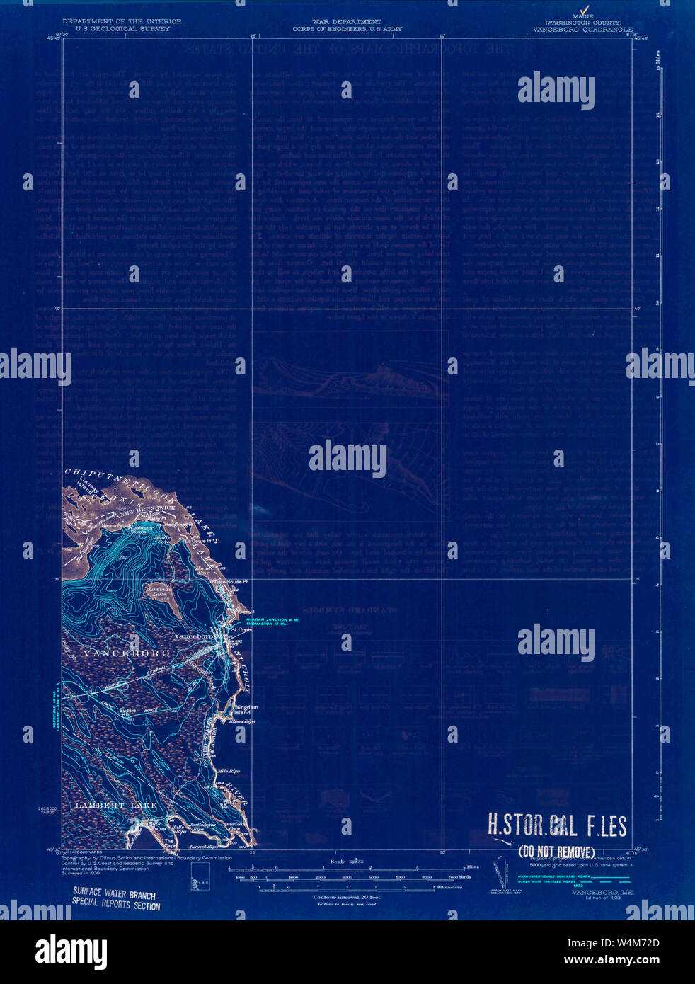 Map of vanceboro hi-res stock photography and images - Alamy