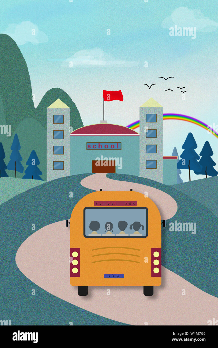 Chinese School Bus High Resolution Stock Photography and Images - Alamy