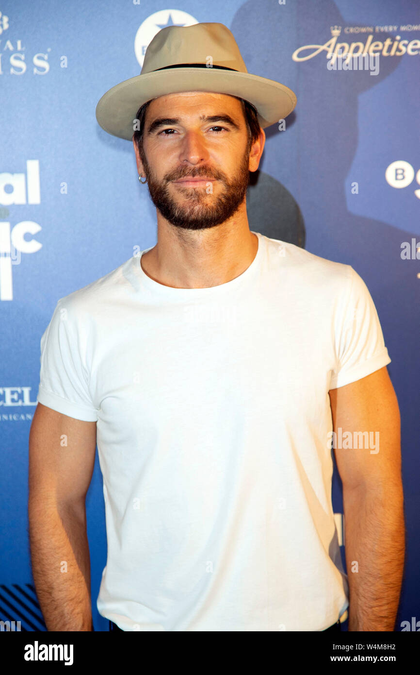 Madrid, Spanien. 22nd July, 2019. Alfonso Bassave at the concert of ...