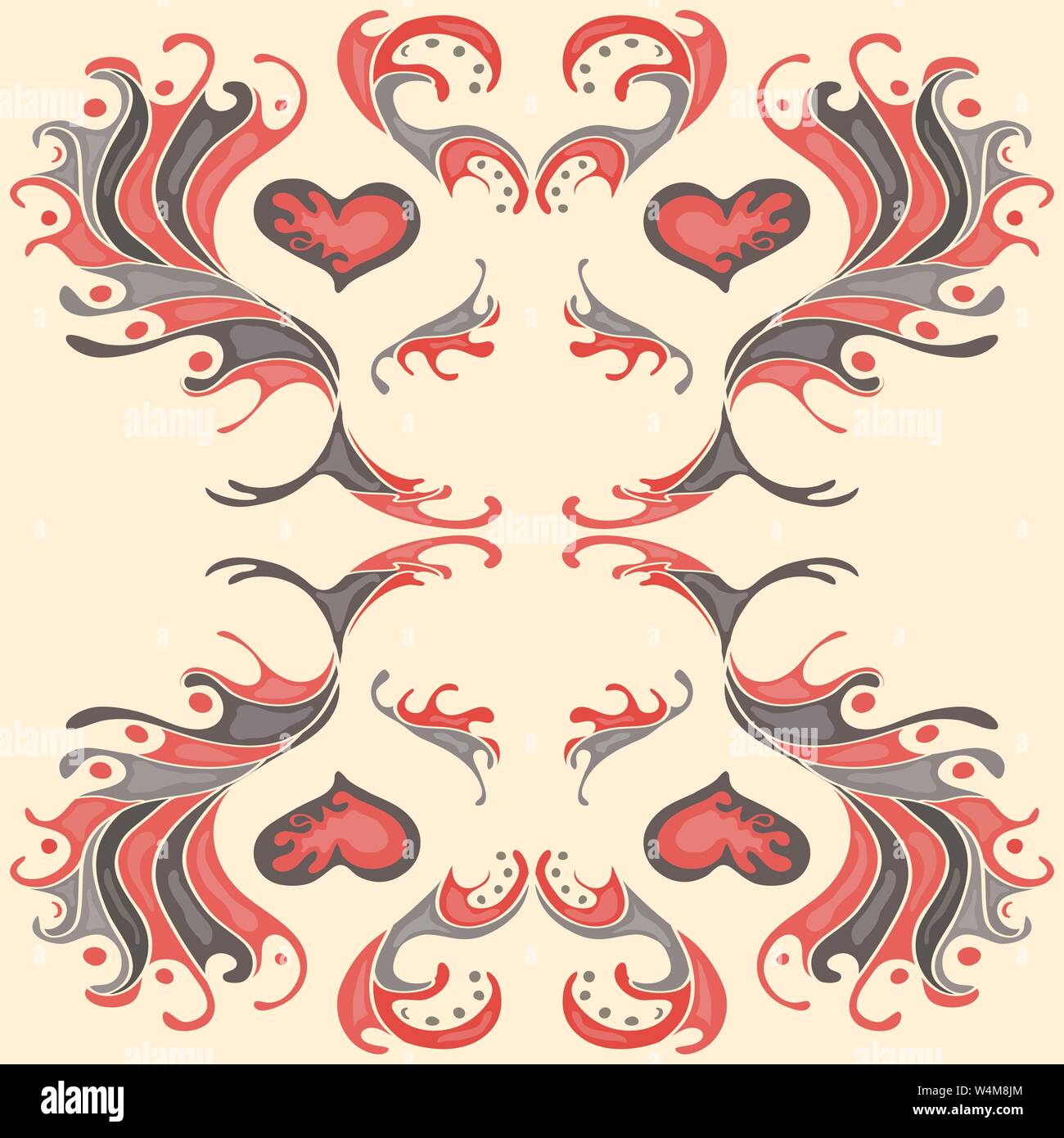 wallpaper petal red Stock Vector Image & Art - Alamy