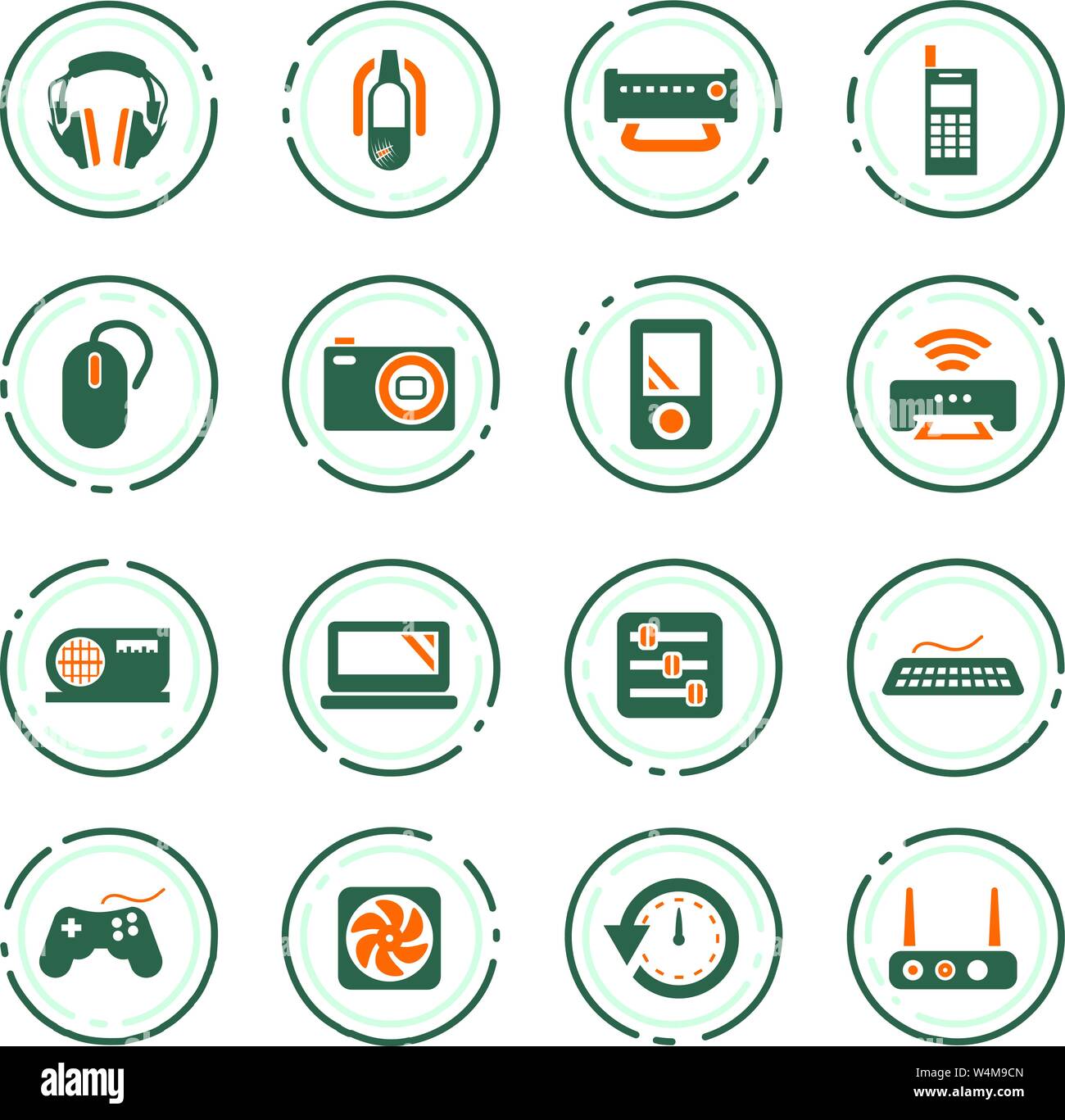 Devices vector icons for user interface design Stock Vector Image & Art ...