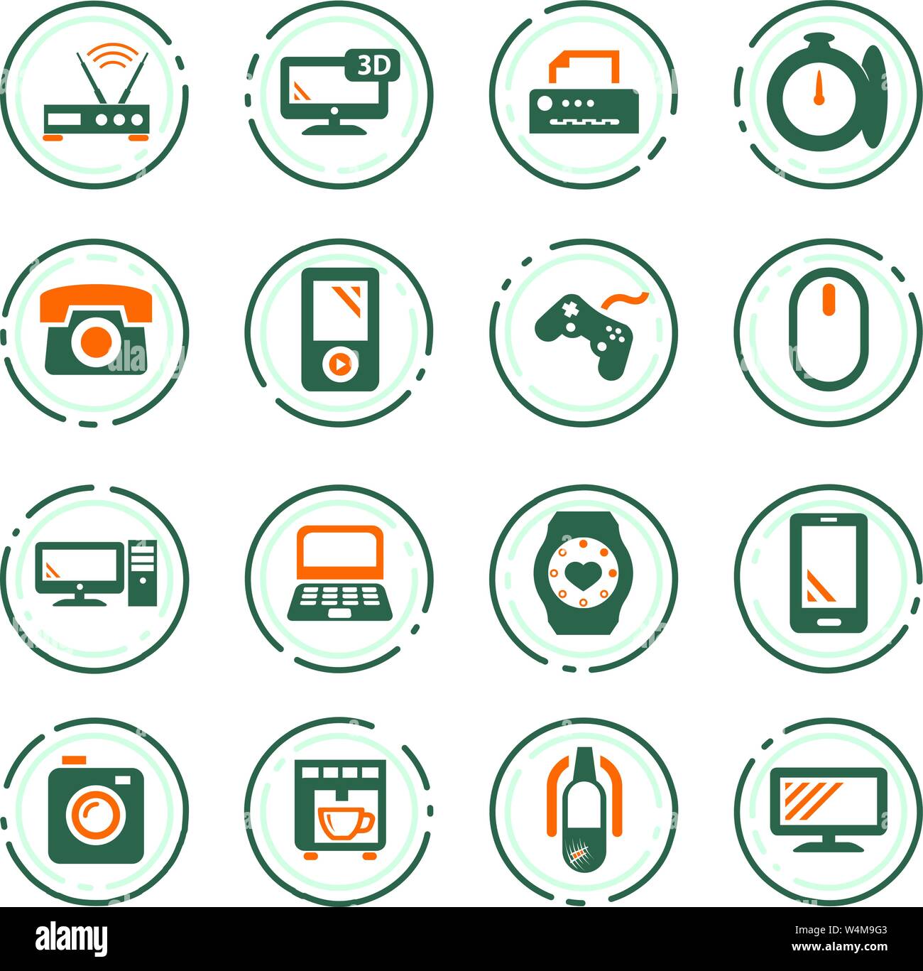 Devices vector icons for user interface design Stock Vector Image & Art ...