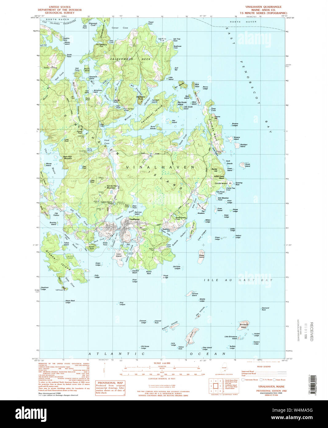 Vinalhaven Cut Out Stock Images & Pictures - Alamy