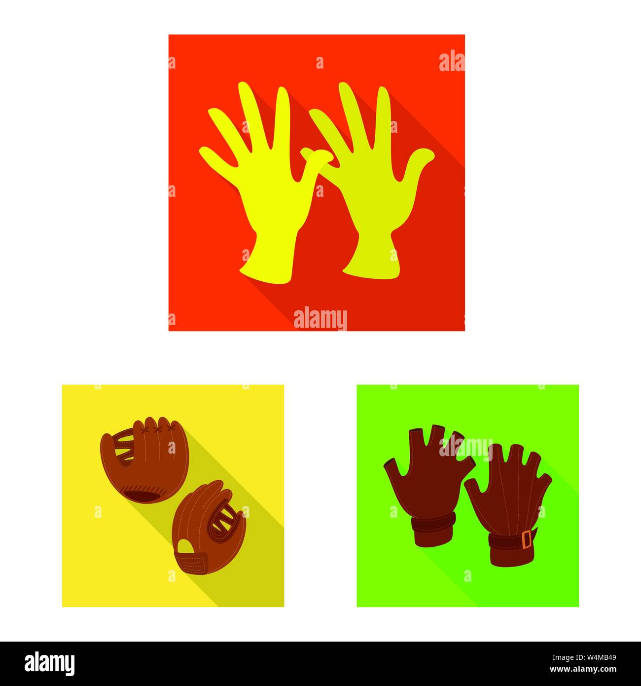 Vector design of own and textile logo. Set of own and safety vector ...
